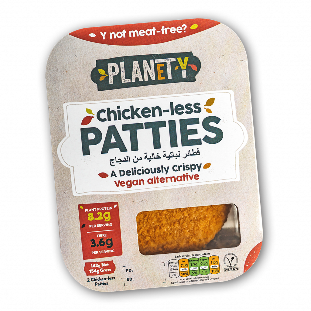 Chicken-less Patties – Planet Y